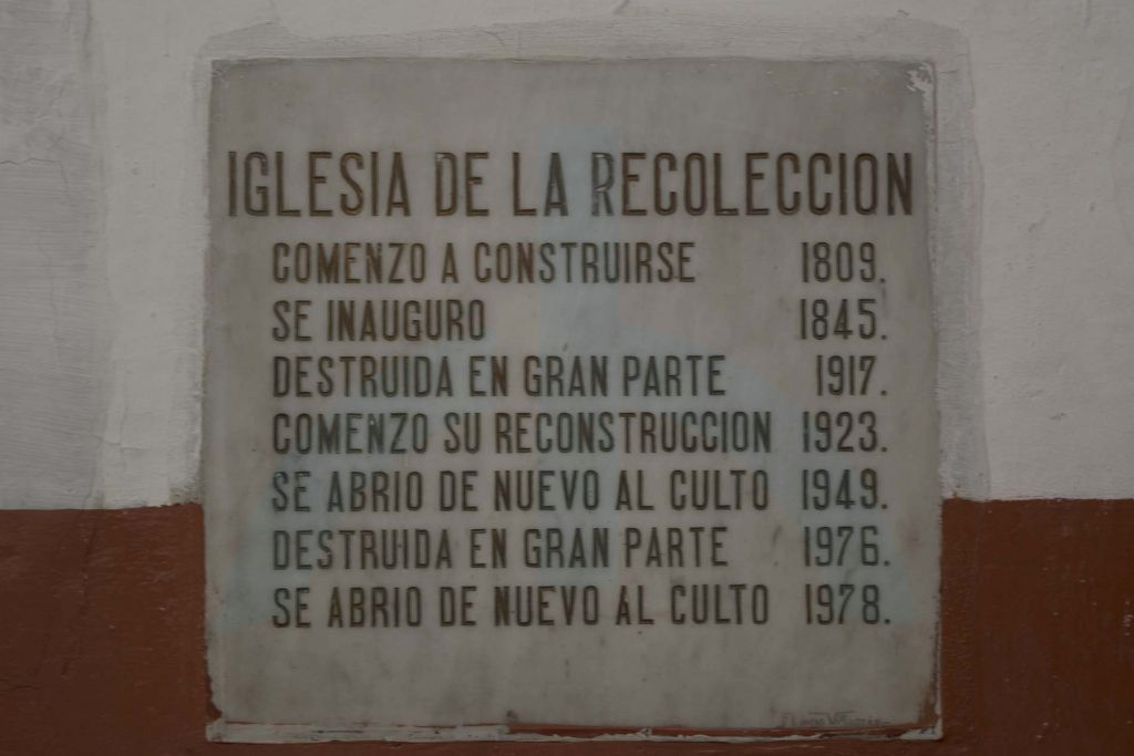 Iglesia La Recolección | Centro Historico